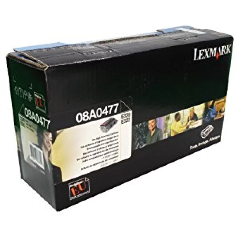 LEXMARK E-320 E-322 ORIGINAL TONER BLACK HIGH YIELD PRINT CATRIDGE 08A0477 - GCTECH